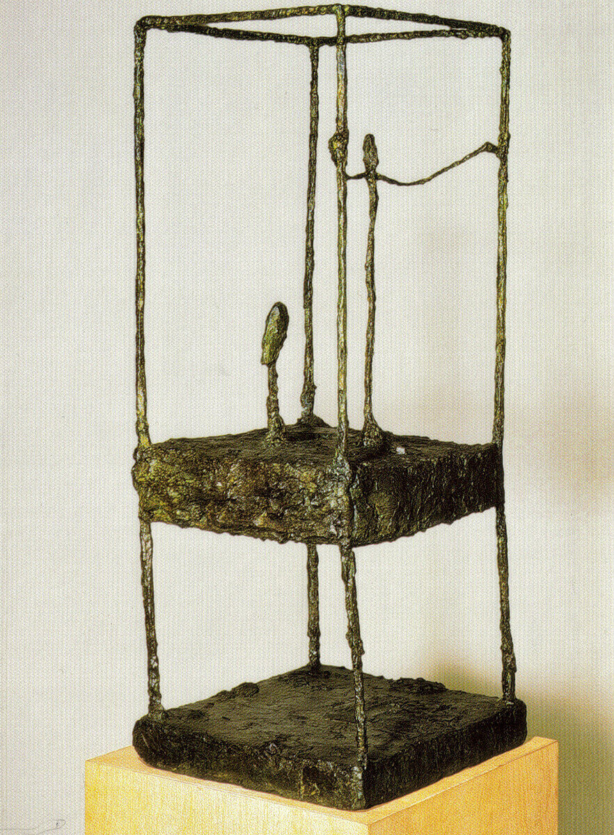 Alberto Giacometti. La gabbia, prima versione, 1949 – 1950, bronzo, cm ...